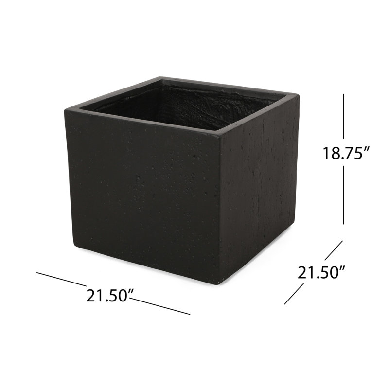 Hokku Designs OUTDOOR LARGE SQUARE PLANTER | Wayfair
